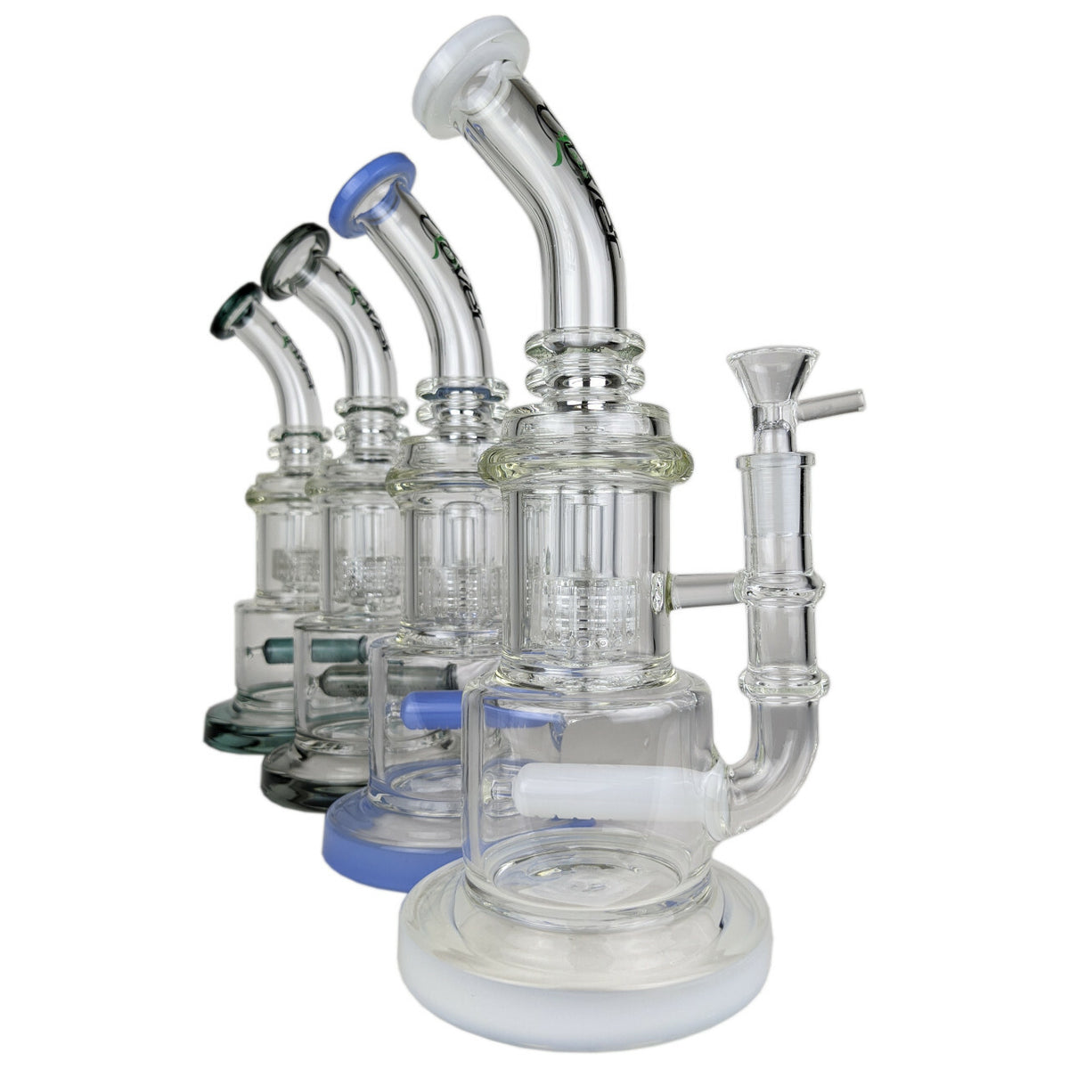 Clover - 11" Color Trim Inline Matrix Perc Big Rig Water Pipe – HAVANA ...