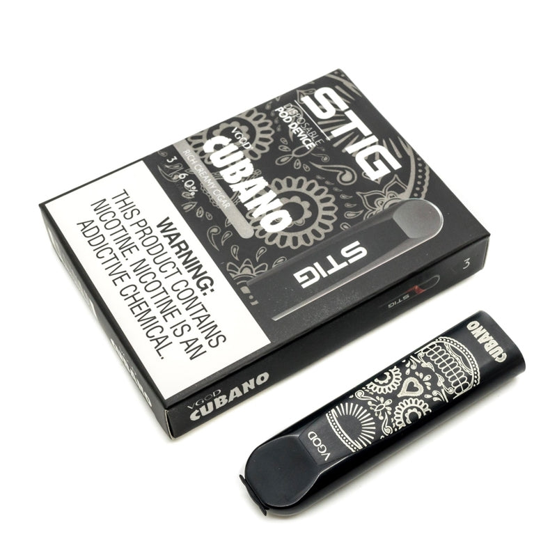 STIG AIO 1.2ML Disposable Salt Nicotine Pod- Cubano – HAVANA SMOKE SHOP